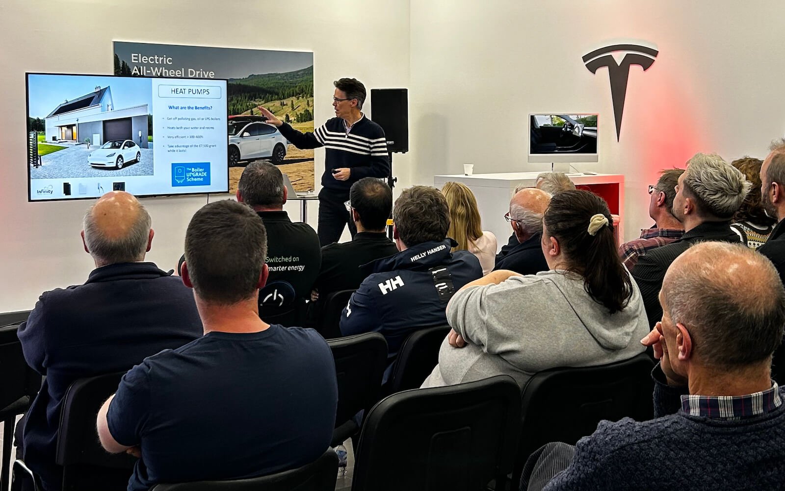 Tesla Joint Event in Southampton | Infinity Energy Services